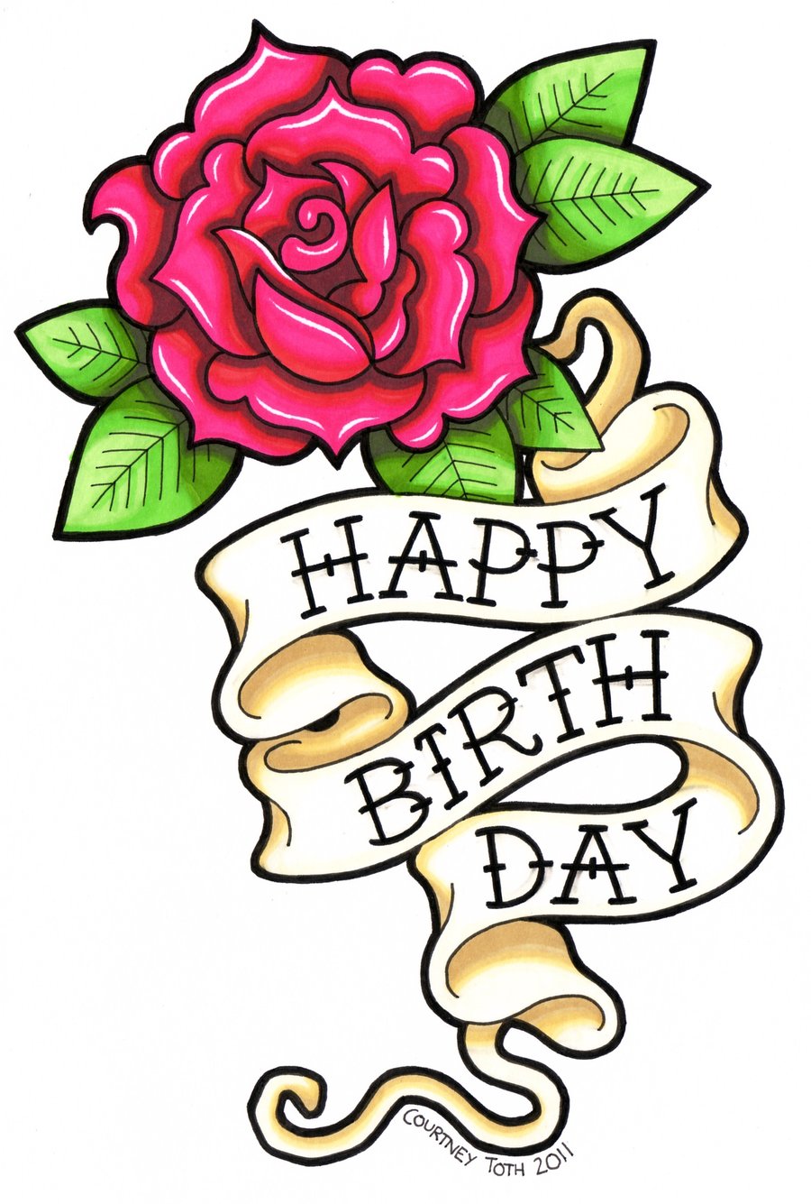 Happy Birthday Drawing Images Free Download On ClipArtMag