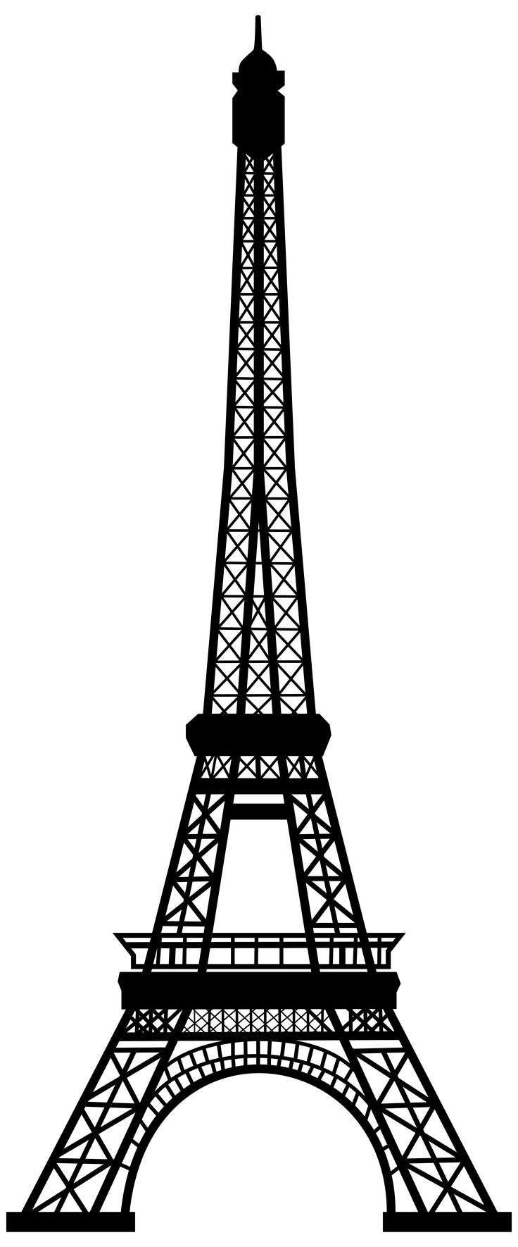 Paris Eiffel Tower Drawing Easy Free Download On ClipArtMag
