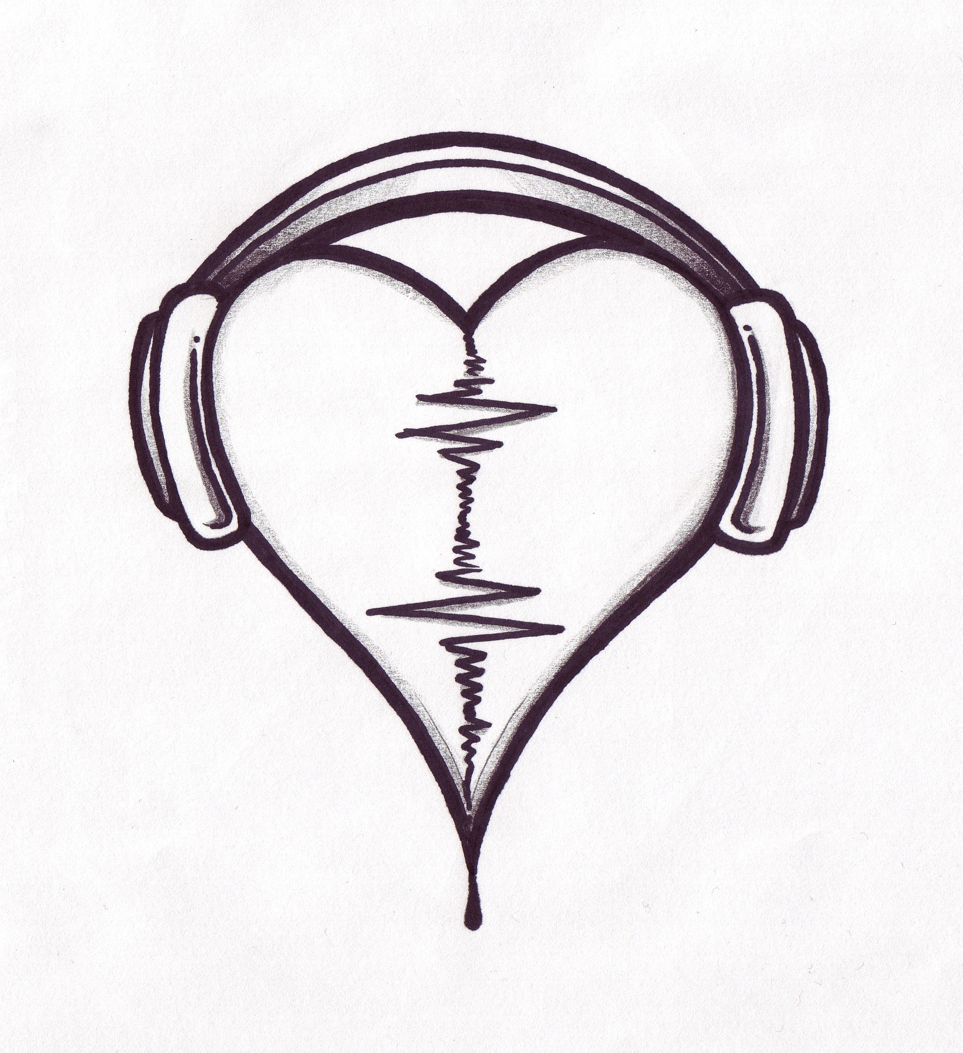 Simple Drawing Of A Heart Free Download On ClipArtMag