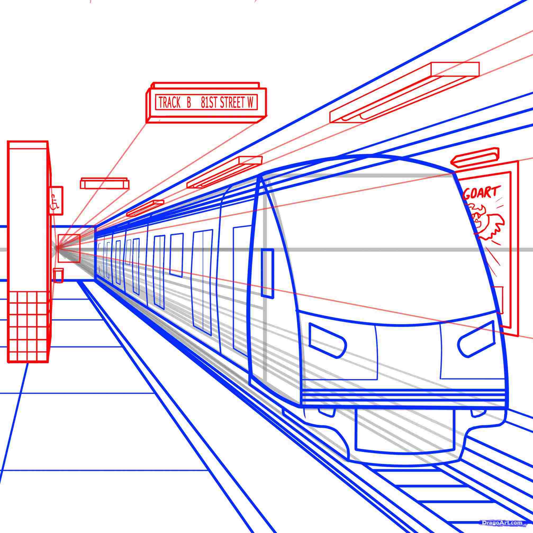 Simple One Point Perspective Drawing Free Download On ClipArtMag