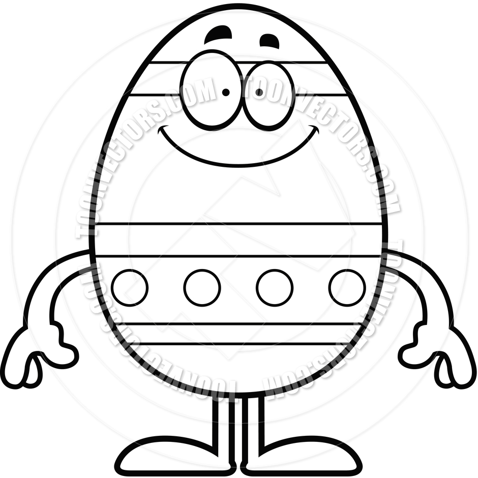 Easter Egg Black And White Clipart | Free download on ClipArtMag