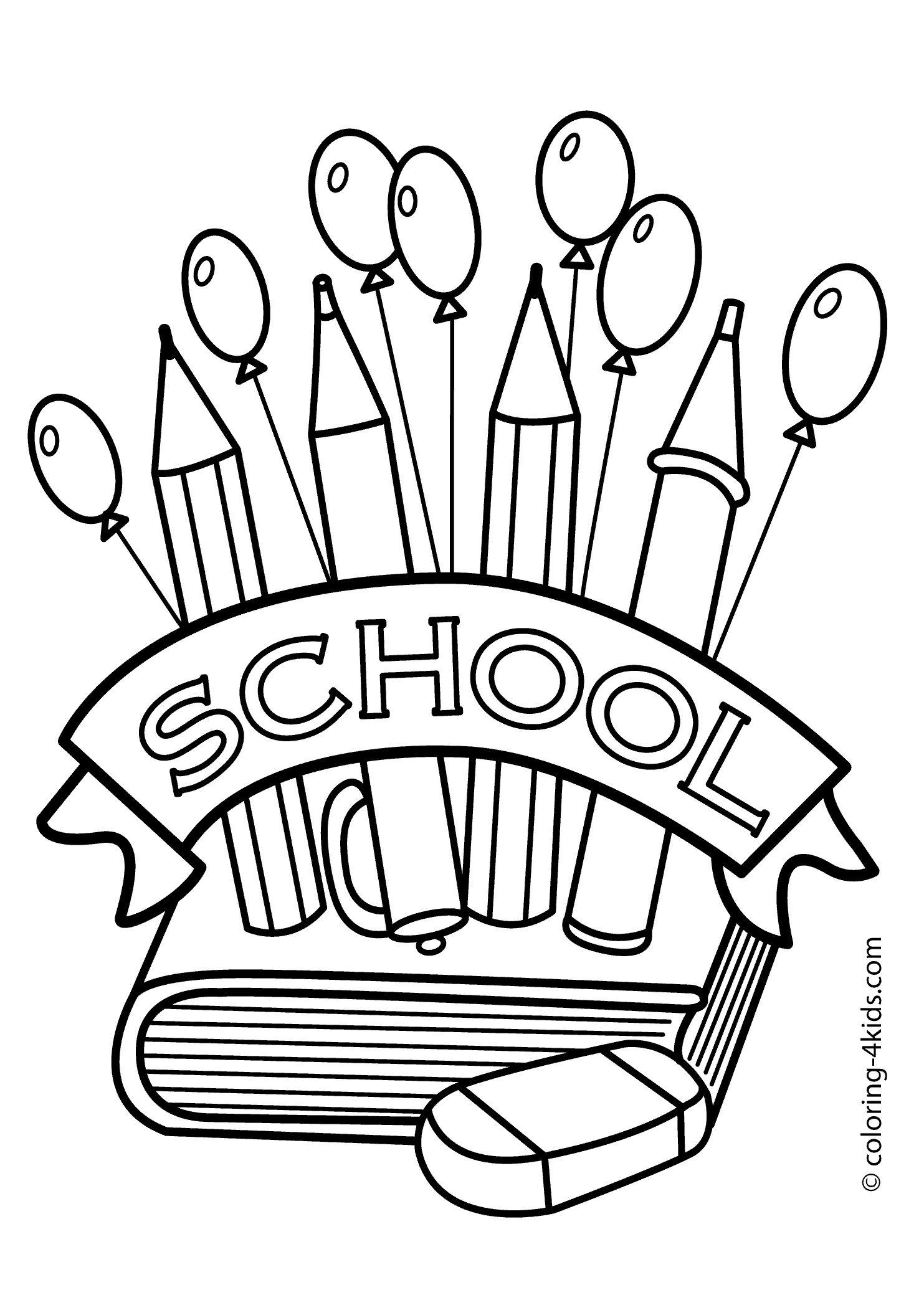 Kindergarten Coloring Pages Free Download On ClipArtMag