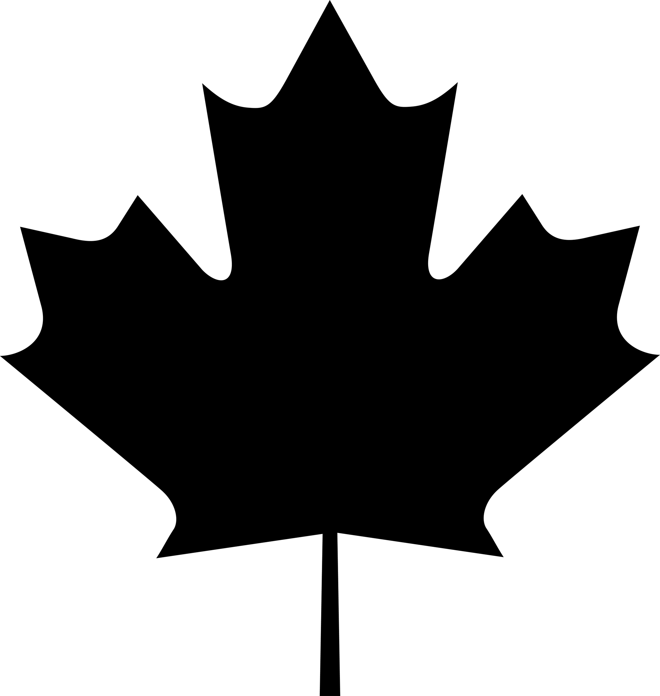 Maple Leaf Silhouette Clipart Free Download On ClipArtMag