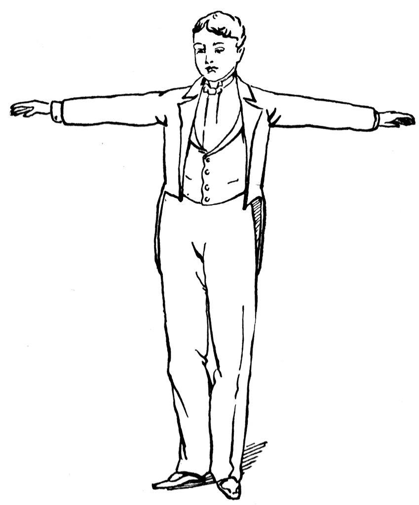 Person Standing Sideways Free Download On ClipArtMag