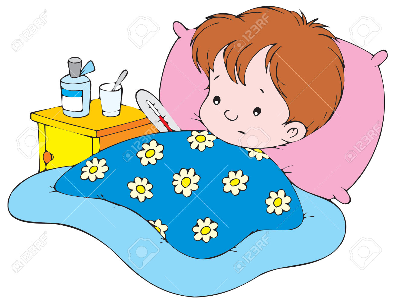 Sick Cartoon Clipart Free Download On ClipArtMag
