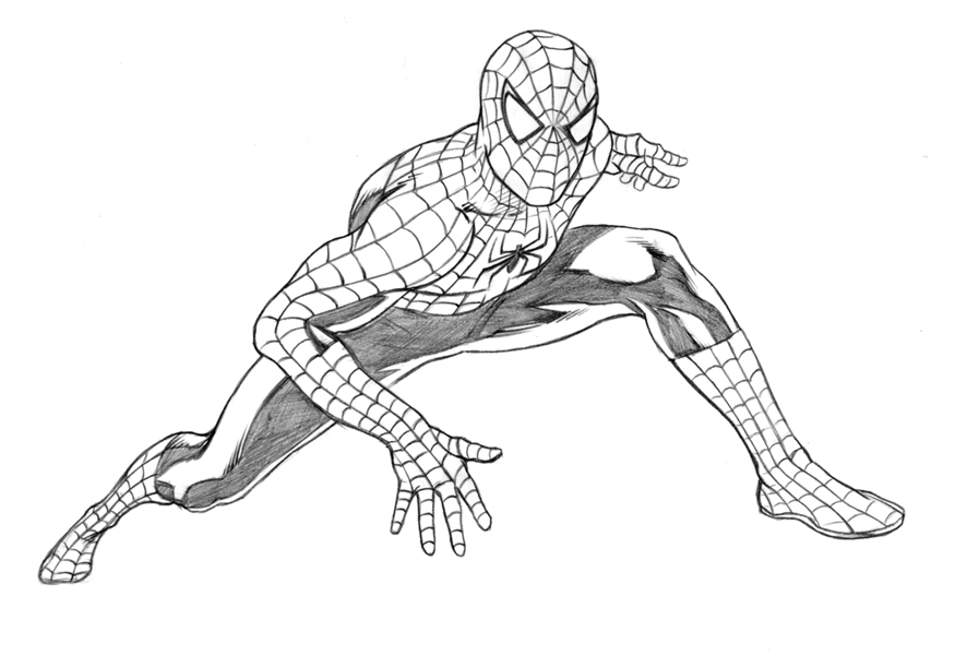 Spiderman Drawing Easy Free Download On ClipArtMag