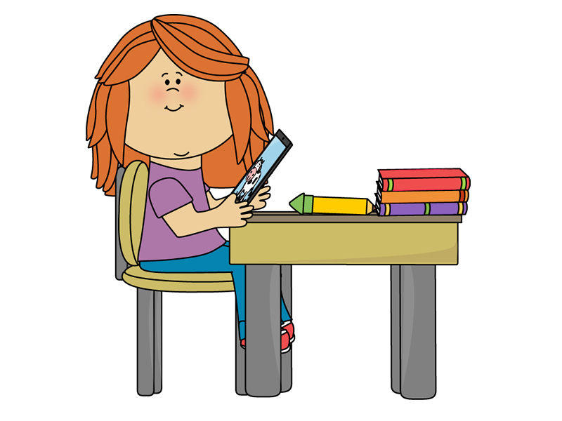 Student Sitting At Desk Clipart | Free download on ClipArtMag