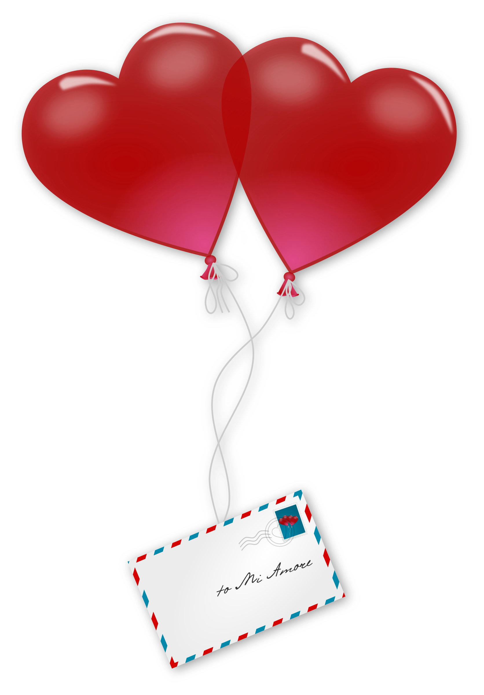 Valentine Balloons Clipart | Free download on ClipArtMag