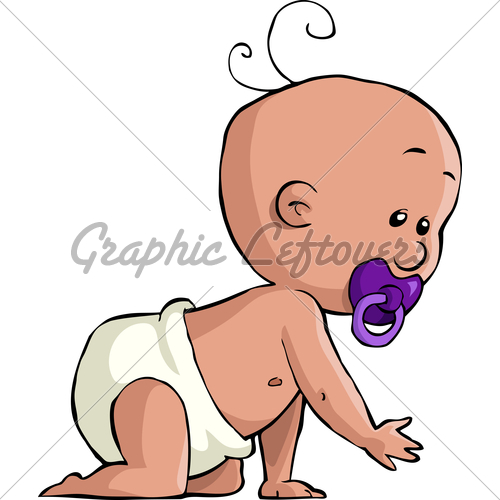 Baby Crawling Drawing | Free download on ClipArtMag