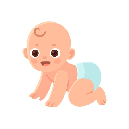 Baby Crawling Drawing | Free download on ClipArtMag