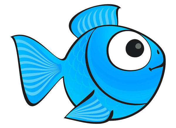 Blue Fish Drawing | Free download on ClipArtMag