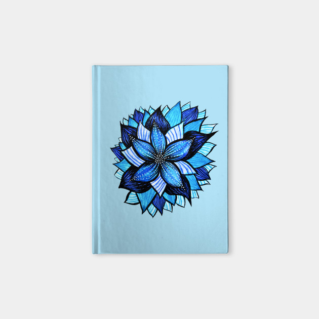 Blue Flower Drawing | Free download on ClipArtMag