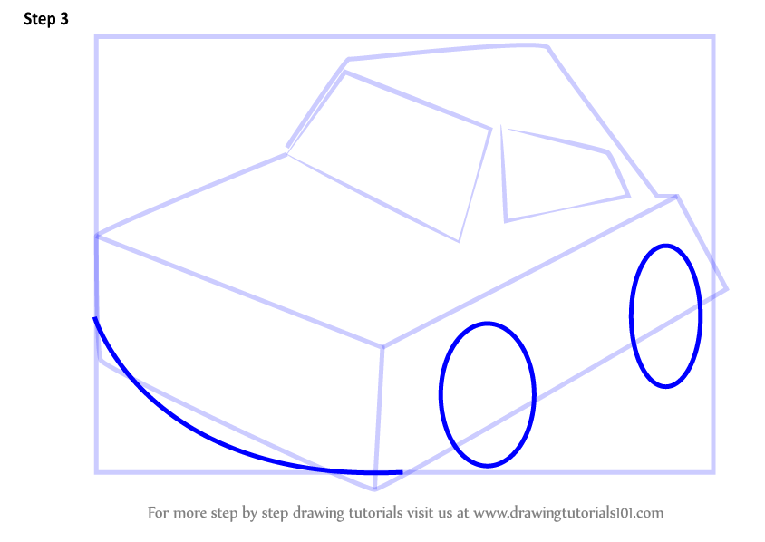 Car Drawing For Kids Step By Step | Free download on ClipArtMag