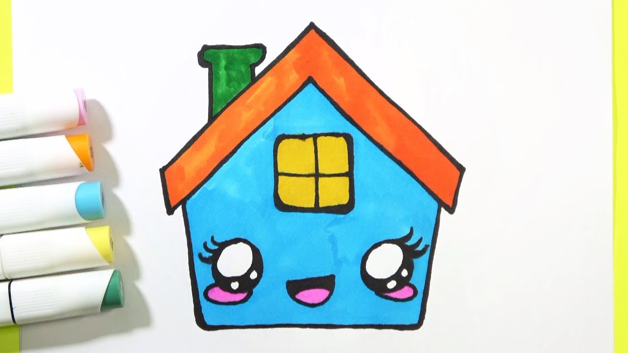 Cartoon House Drawing | Free download on ClipArtMag