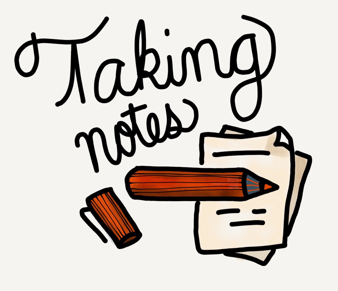 Drawing Note Taking | Free download on ClipArtMag