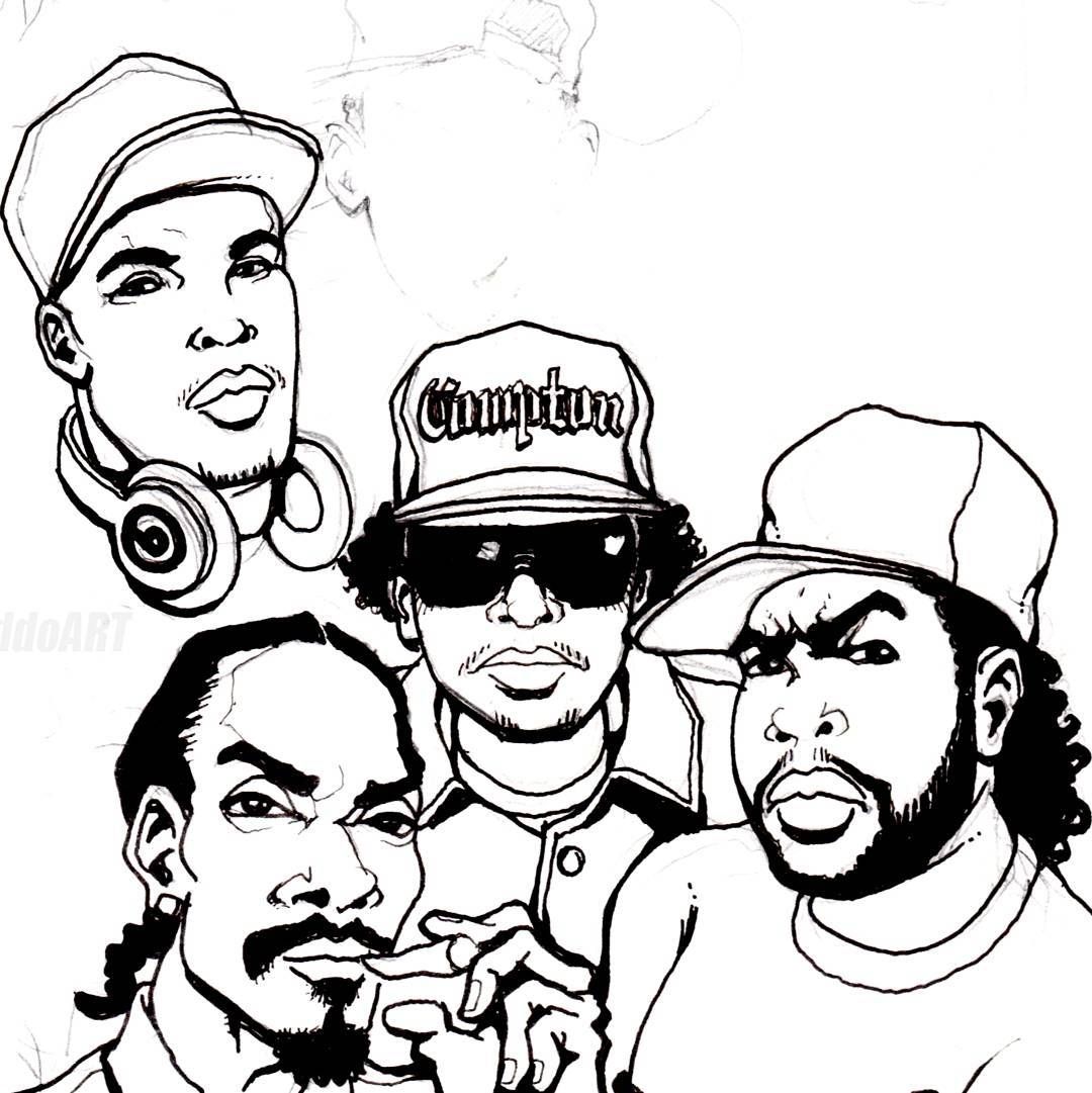Eazy E Drawing | Free download on ClipArtMag