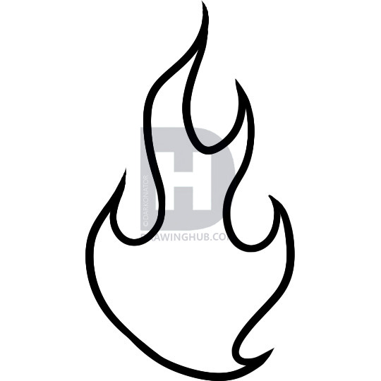Fire Line Drawing | Free download on ClipArtMag