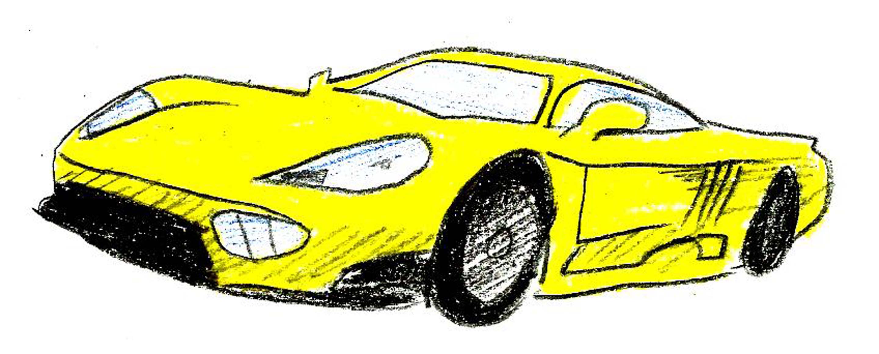 Funny Car Drawing | Free download on ClipArtMag
