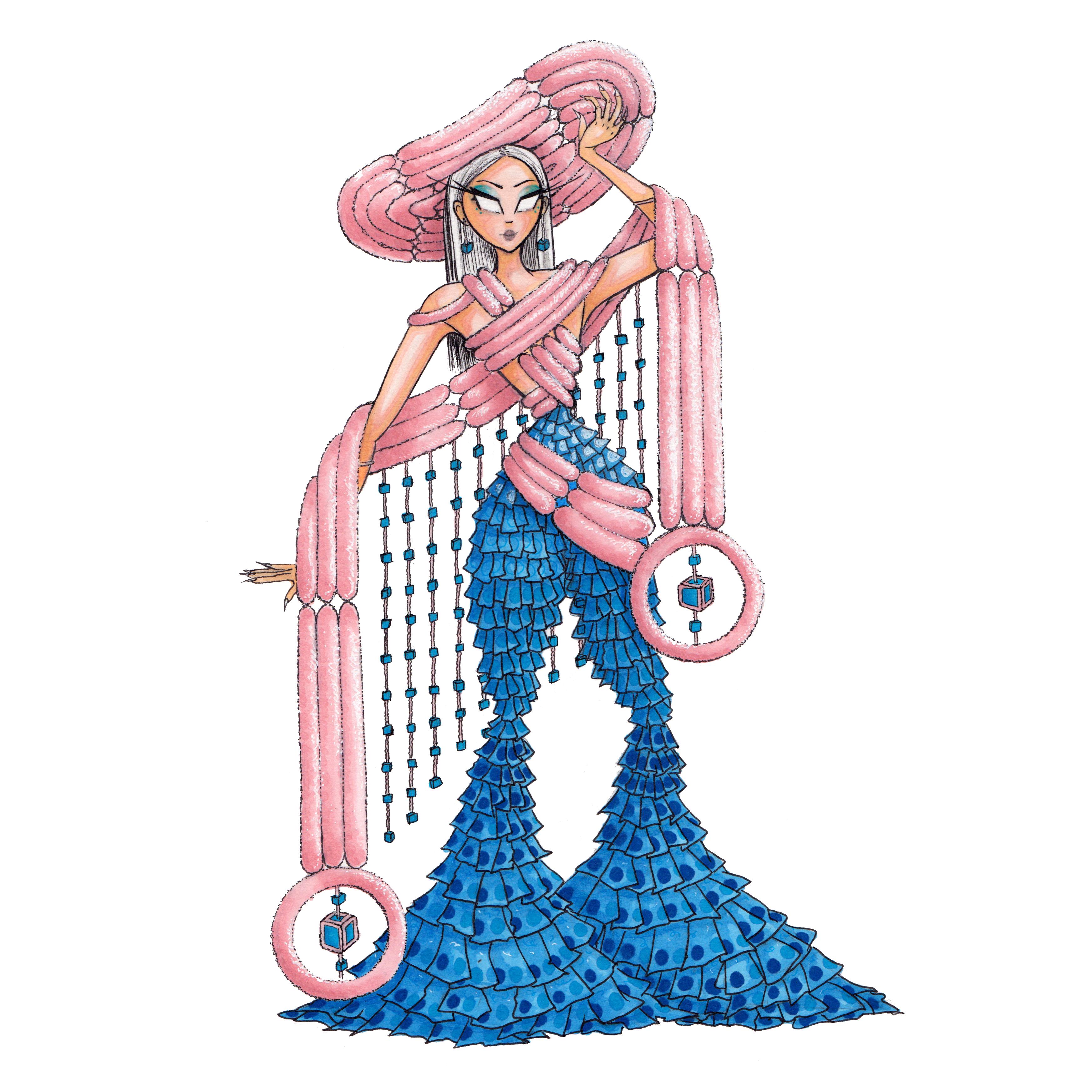 Glamour Drawing | Free download on ClipArtMag