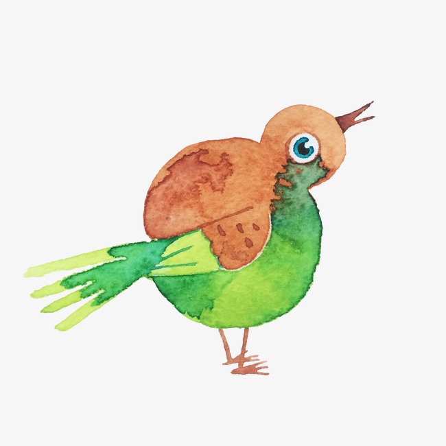 Green Bird Drawing | Free download on ClipArtMag
