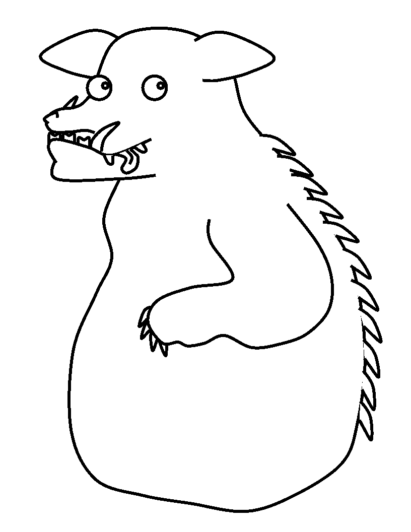 Gruffalo Drawing | Free download on ClipArtMag