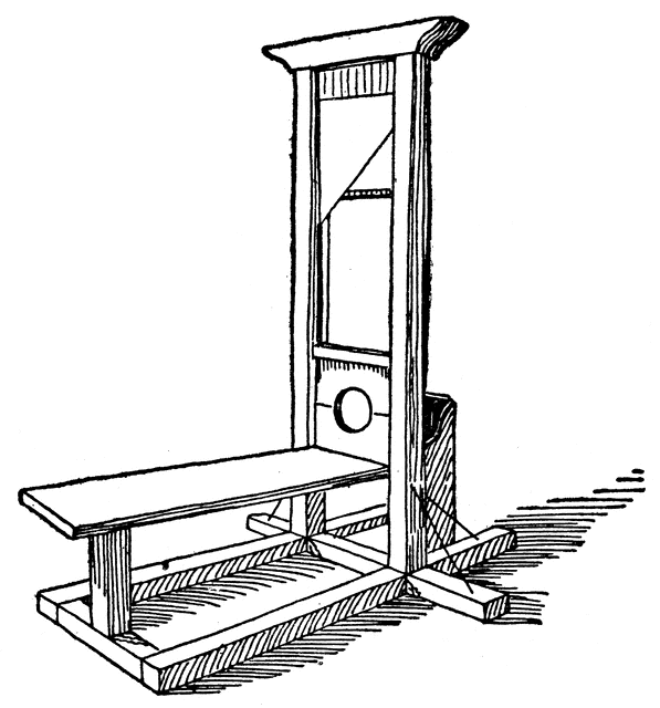 Guillotine Drawing | Free download on ClipArtMag