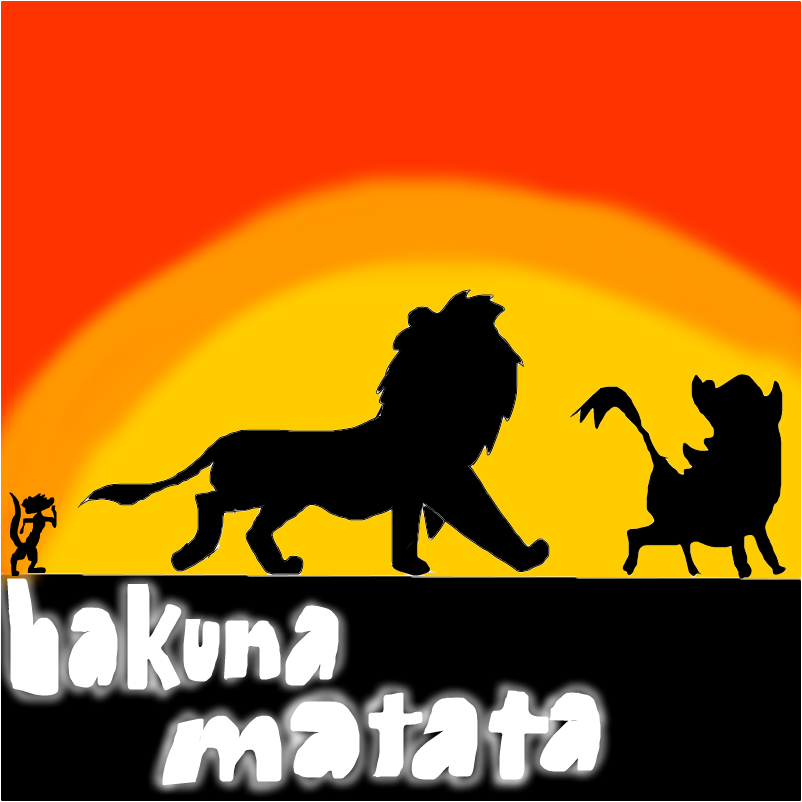 Hakuna Matata Drawing | Free download on ClipArtMag