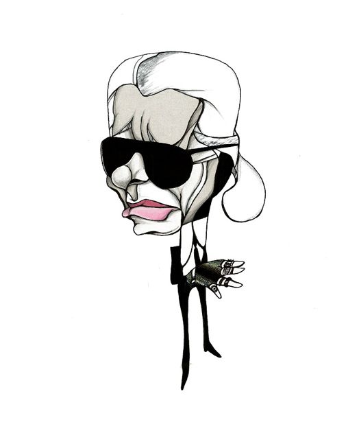 Karl Lagerfeld Drawings | Free download on ClipArtMag