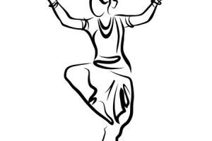 Kathak Drawing | Free download on ClipArtMag