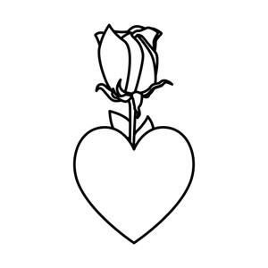 Love Rose Drawing | Free download on ClipArtMag
