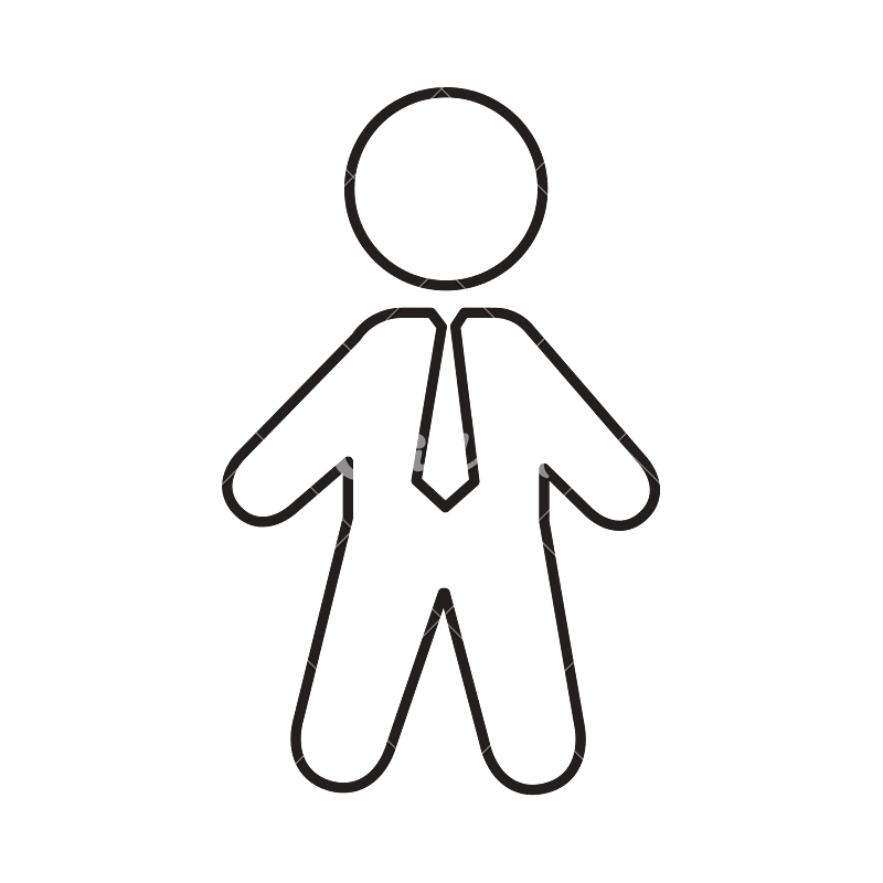 Man Outline Drawing | Free download on ClipArtMag