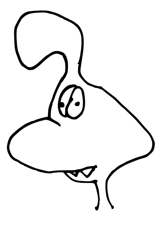 Monster Line Drawing | Free download on ClipArtMag