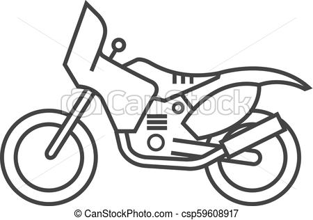 Motorbike Drawing Outline | Free download on ClipArtMag