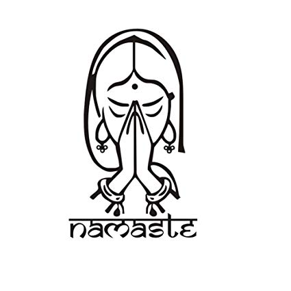 Namaste Drawing | Free download on ClipArtMag