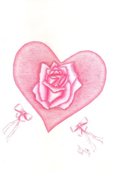 Pink Heart Drawing | Free download on ClipArtMag