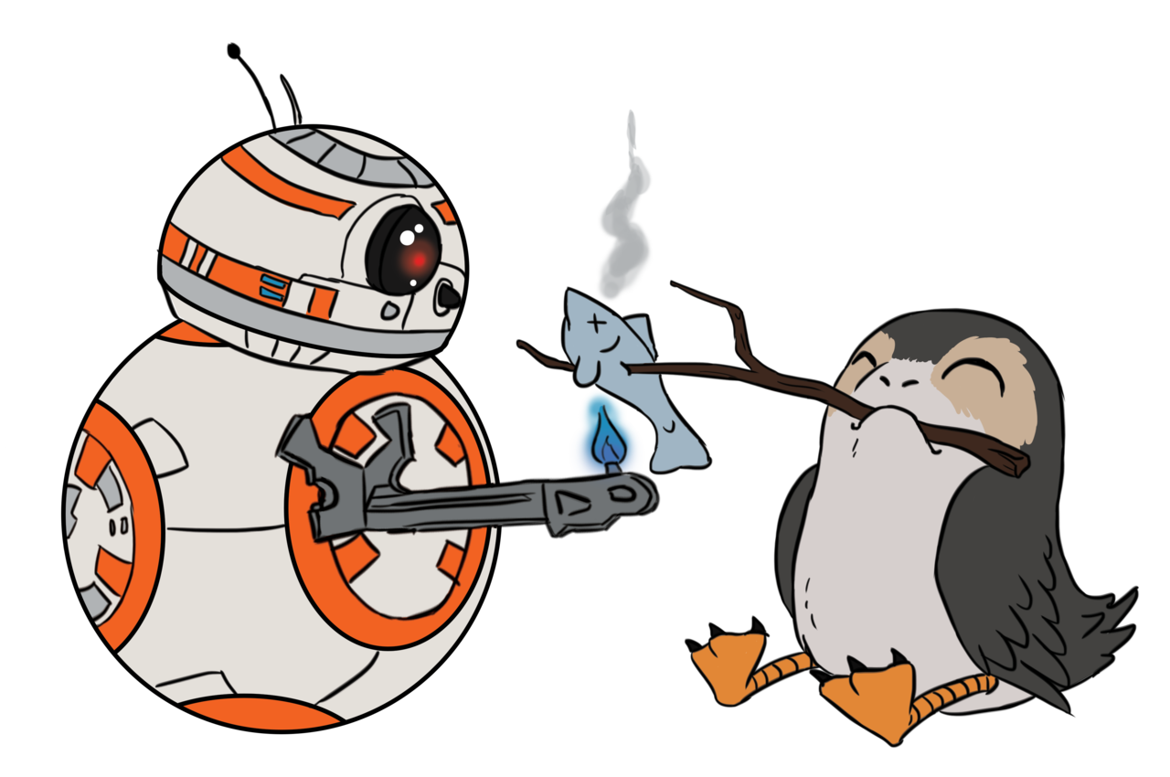 Porg Drawing | Free download on ClipArtMag