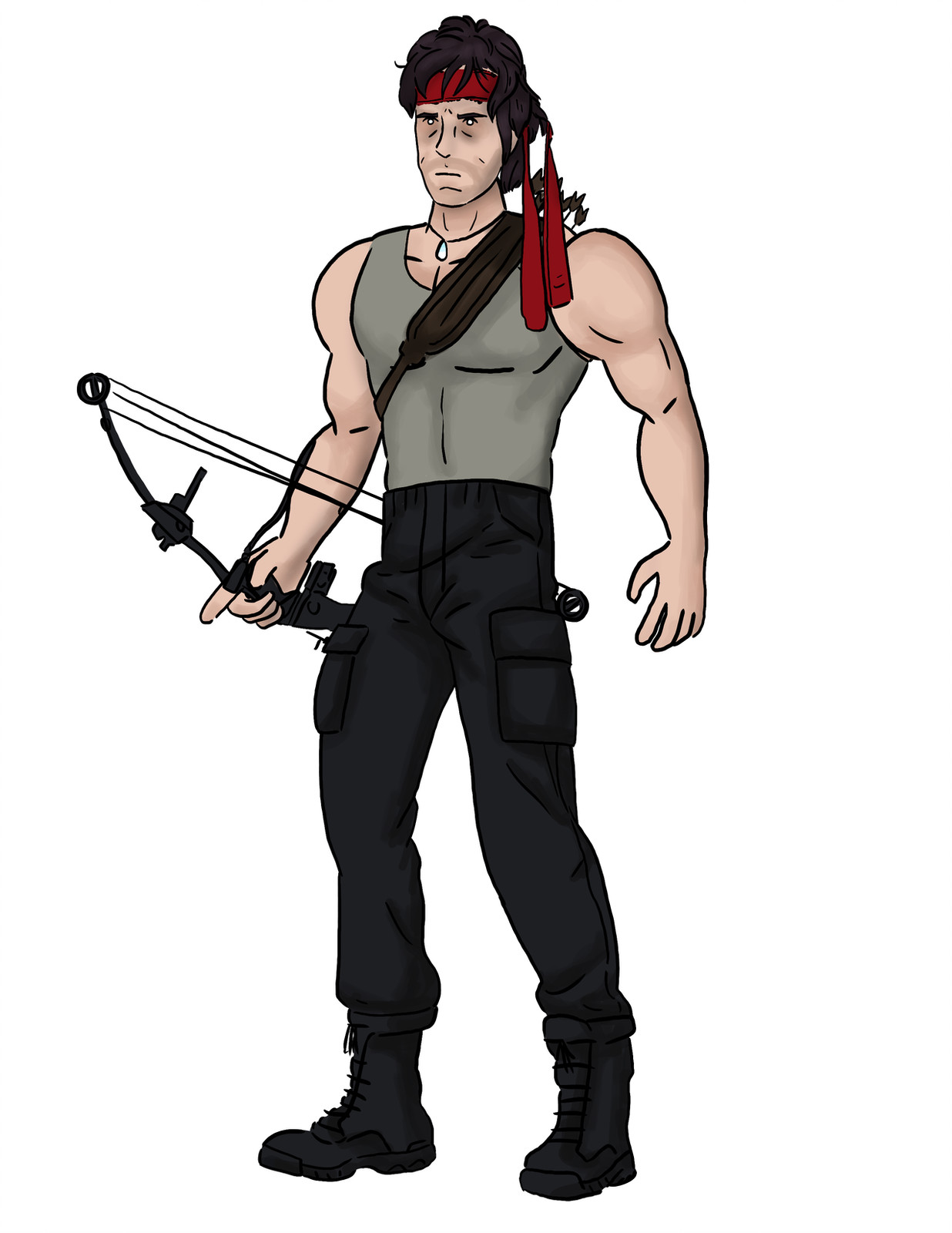 Rambo Drawing | Free download on ClipArtMag