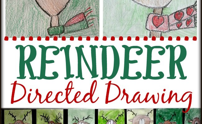 Reindeer Directed Drawing | Free download on ClipArtMag