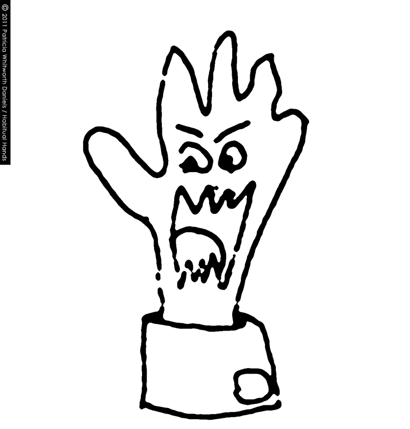 Scary Hand Drawing | Free download on ClipArtMag