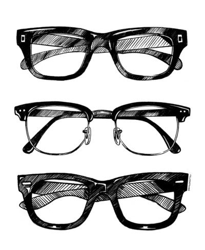 Spectacles Drawing | Free download on ClipArtMag
