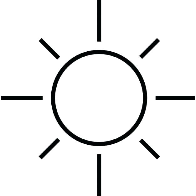 Sun Outline Drawing | Free download on ClipArtMag