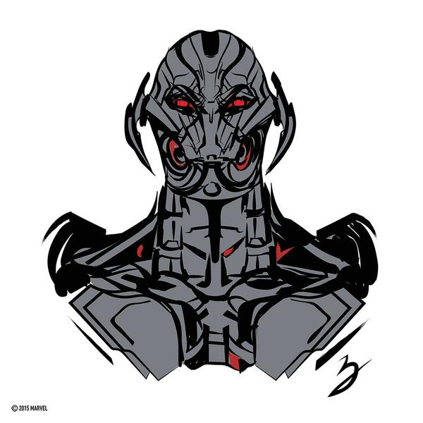 Ultron Drawing | Free download on ClipArtMag