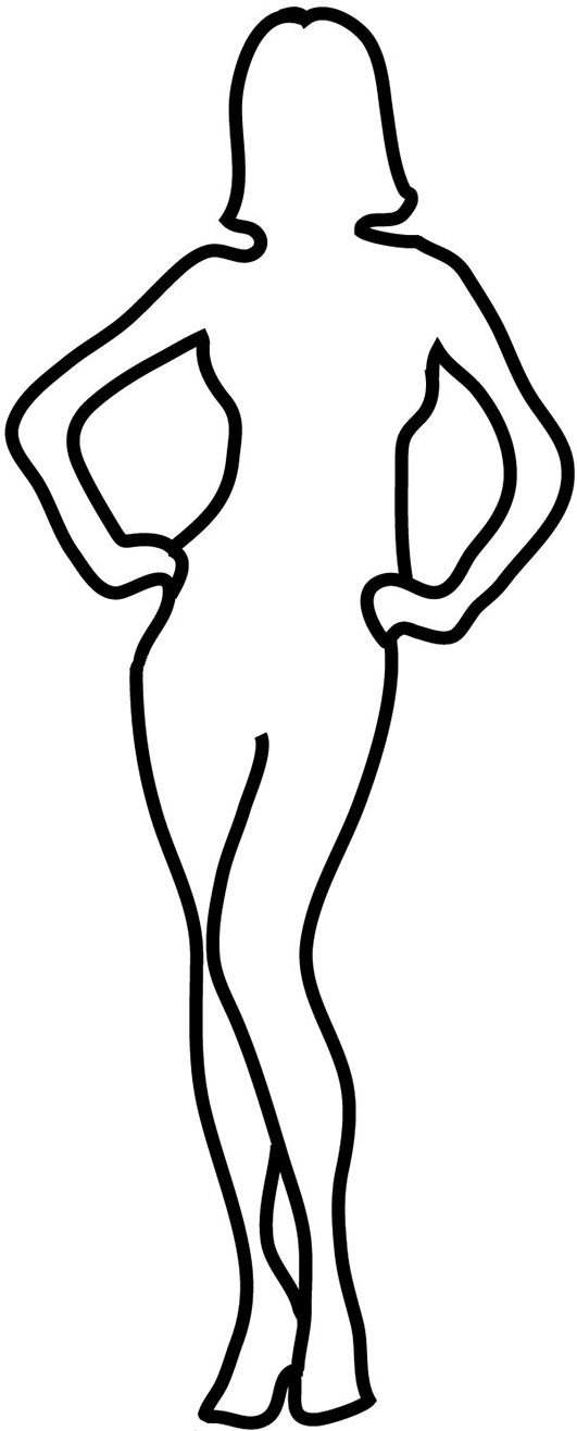 Woman Outline Drawing | Free download on ClipArtMag