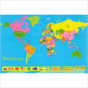 World Map Drawing For Kids | Free download on ClipArtMag