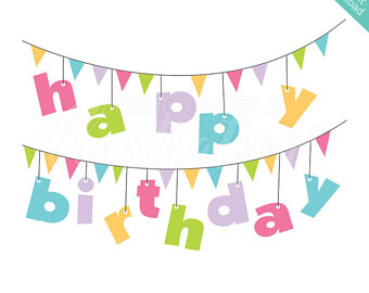 Birthday Banner Clipart | Free download on ClipArtMag