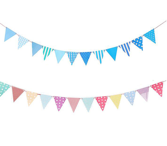 Bunting Border Clipart | Free download on ClipArtMag