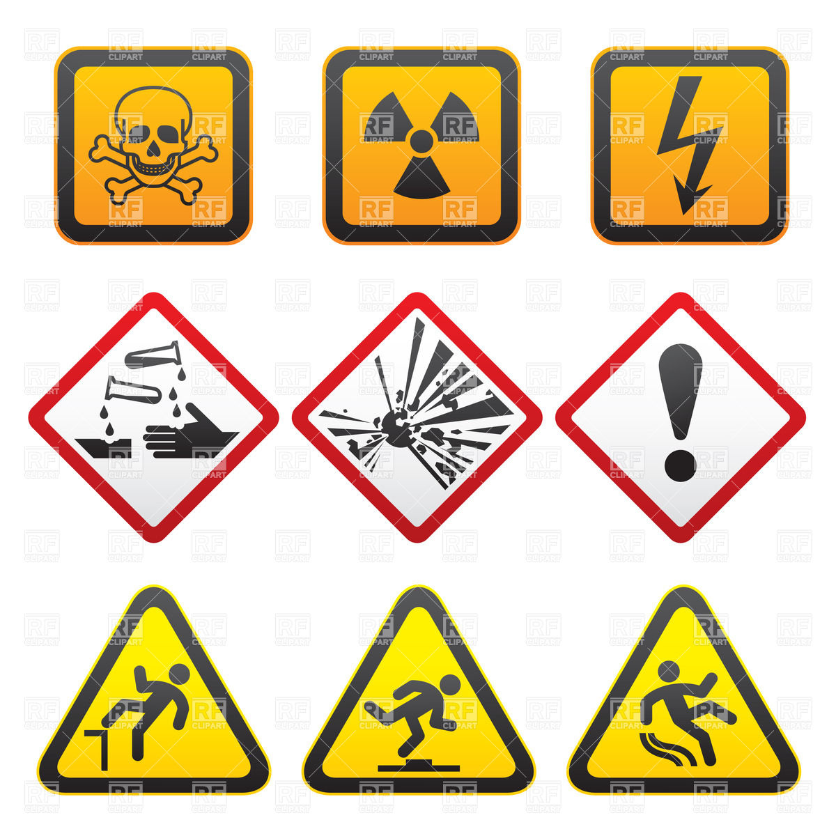 Caution Signs Clipart | Free download on ClipArtMag