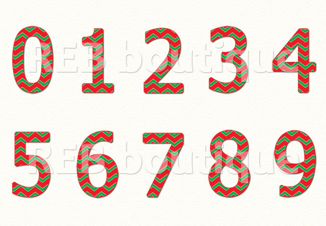 Christmas Clipart Numbers | Free download on ClipArtMag