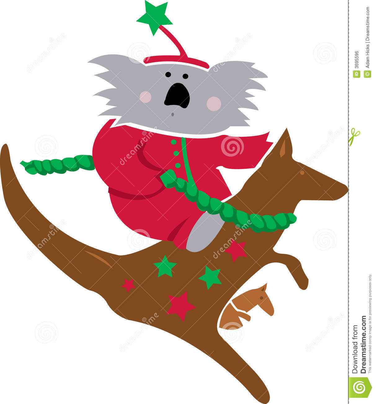 Christmas Koala Clipart | Free download on ClipArtMag
