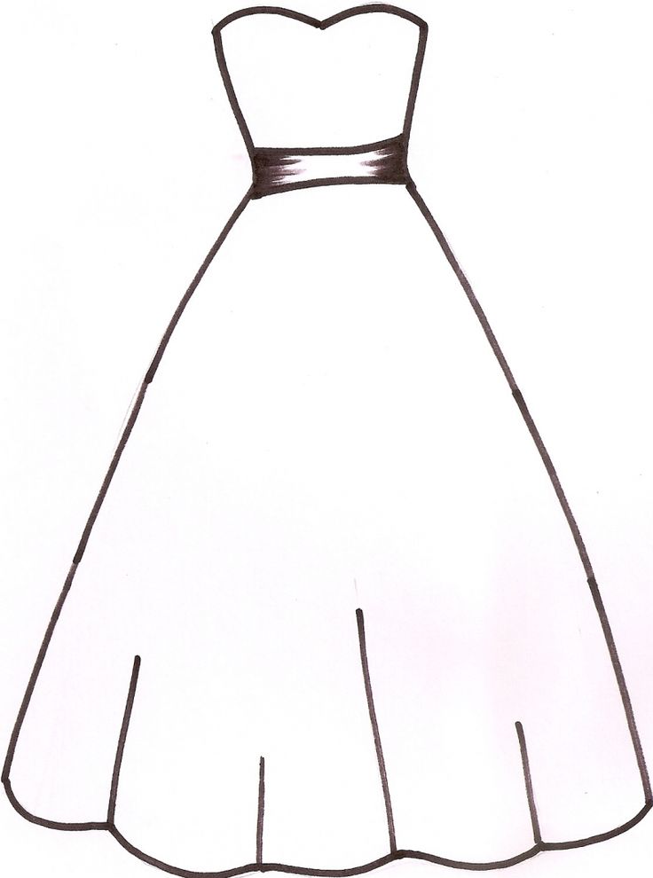 Printable Dresses Coloring Pages Printable Dresses Coloring Pages